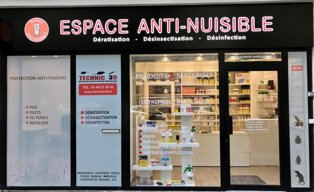 Nos Magasins | Technic3D l'expert anti-nuisibles à Paris